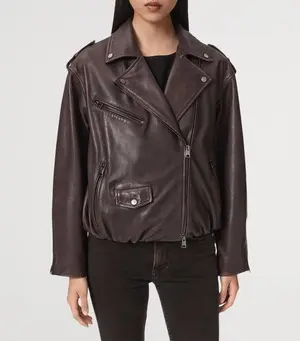 ALLSAINTS Leather Samina Biker Jacket