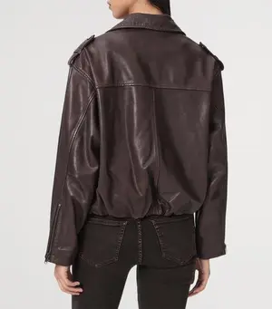 ALLSAINTS Leather Samina Biker Jacket