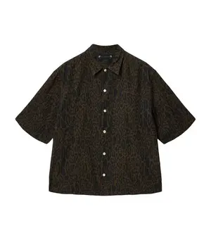ALLSAINTS Organic Cotton-linen Leopardo Shirt - Brown