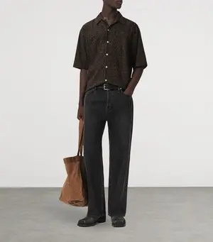 ALLSAINTS Organic Cotton-linen Leopardo Shirt