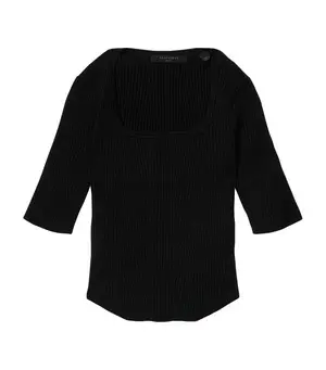 ALLSAINTS Cruz Hally Top - Black