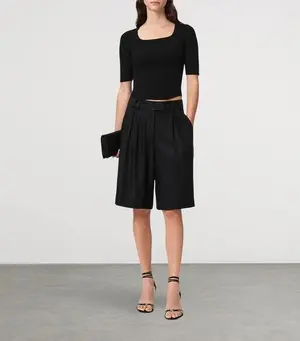 ALLSAINTS Cruz Hally Ribbed Top