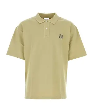 Maison Kitsuné Bold Fox Head Patch Oversized Polo Shirt