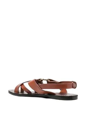 Soeur Round-headed Flat Sandals