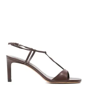 Soeur T-strap High-heeled Sandals - Maroon