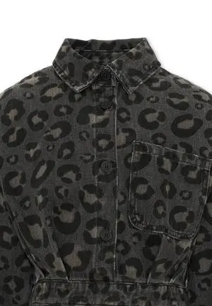DOUUOD Animal-print Dress