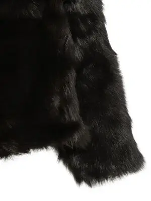 BLANCHA Long Sleeve Fur Jacket