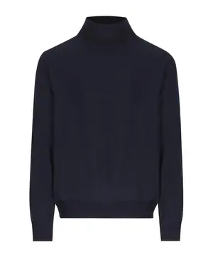 Tagliatore Long-sleeve High-neck Top - Black