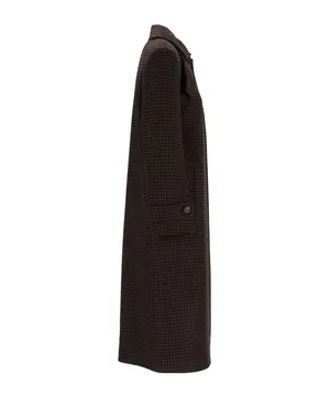 Tagliatore Long-sleeved Checked Coat