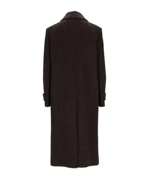 Tagliatore Long-sleeved Checked Coat