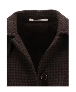 Tagliatore Long-sleeved Checked Coat