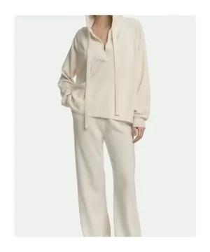Malo Luxury Cashmere Hooded Sweatshirt