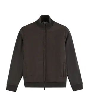 FAY Bi-material Jacket In Wool And Cotton