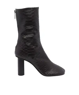 Paris Texas Square-toe Ankle Boots - Red