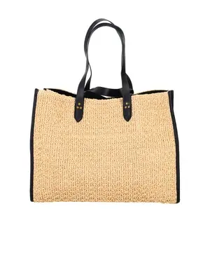 Jérôme Dreyfuss Large Leon Leather-trim Tote Bag - Nude