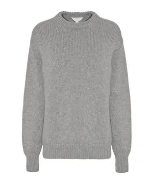 Malo Ribbed-knit Crew-neck Sweater - Gray