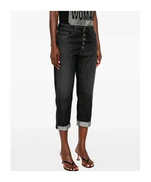 DONDUP Koons Button-fly Turned-up Jeans