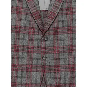 Isaia Checked Blazer