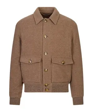 Canali Wool Jacket - Brown