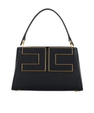 Elisabetta Franchi Handbag With Logo - Black