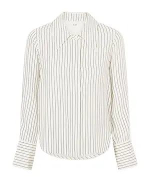 Co Striped Shirt - White