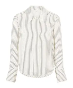 CO Co' Striped Silk Shirt