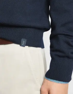 FAY Merino Wool Round Neck Jumper