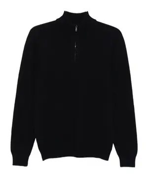 DRUMOHR Mock-neck Zip Knitwear