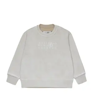 MAISON MARGIELA Logo-print Terry-effect Sweater