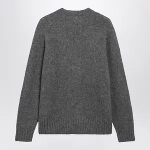TOM FORD Seamless Brushed Cashmere Crewneck Sweater - Grey