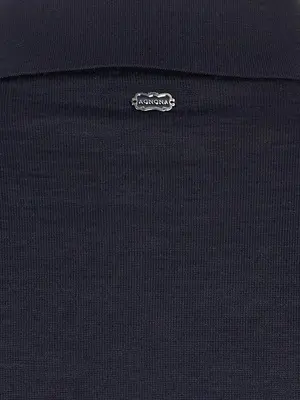 Agnona Long-sleeve Knitted Polo Shirt