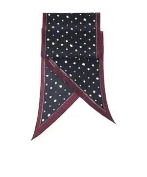 ANN DEMEULEMEESTER Printed Silk Scarf