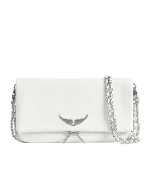 Zadig&Voltaire Voltaire Rock Chain Shoulder Bag - White