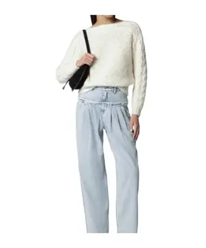 Isabel Marant Étoile Ecru Wool-blend Sweater
