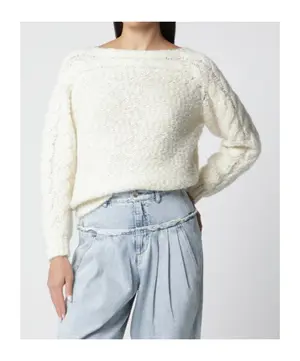Isabel Marant Étoile Ecru Wool-blend Sweater