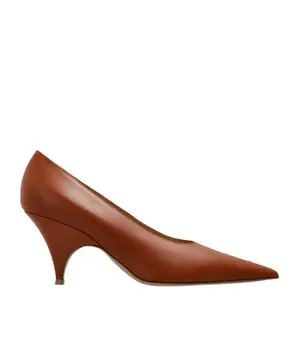 GIANVITO ROSSI Pointed-toe High Heels - Brown