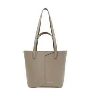 Emporio Armani 1981 Leather Shoulder Bag - Beige