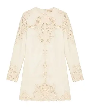 Ulla Johnson Camie Embroidered Mini Dress - Ivory