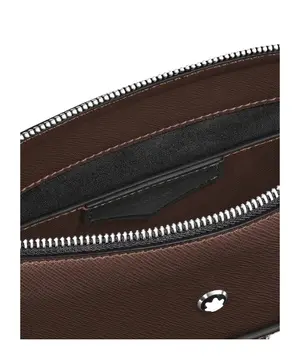 Montblanc Vertical Belt Messenger Bag In Sartorial Leather