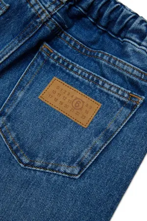 MAISON MARGIELA Regular Jeans In Two-tone Denim