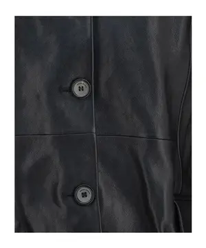 Magda Butrym Single-breasted Leather Blazer