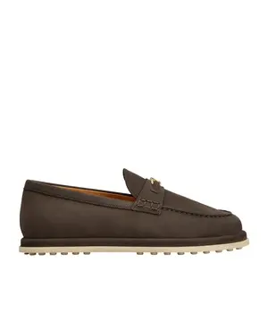 TOD'S Round-toe Loafers - Brown