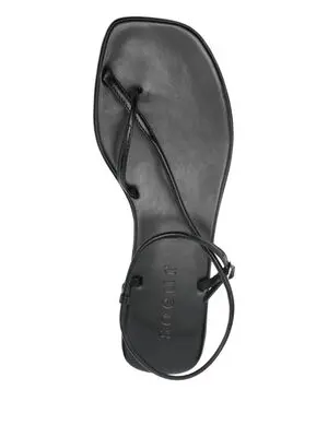 Soeur Flat Leather Sandals