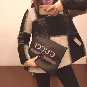 Gucci Logo Clutch