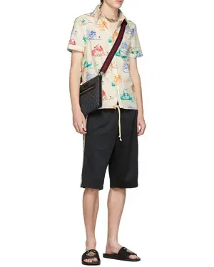 Gucci Gg Web-stripe Track Shorts
