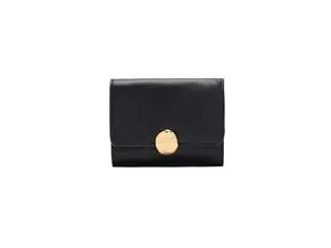 Madewell Organic Drop Trifold Wallet Wallet Handbags True - Black