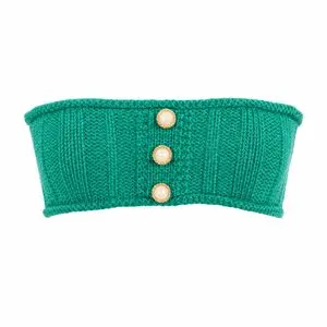 Miro Misljen Hand Knitted Top - Green