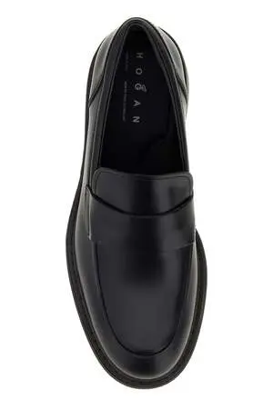 Hogan Leather H704 Loafers