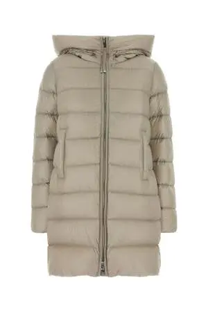 Moncler Sand Nylon Suyenne Down Jacket - Light Brown