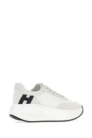 Hogan Two-tone Leather And Suede Maxi I Active Sneakers